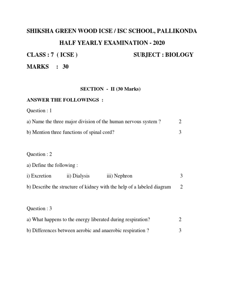 Vii Biology Icse | PDF | Technology & Engineering