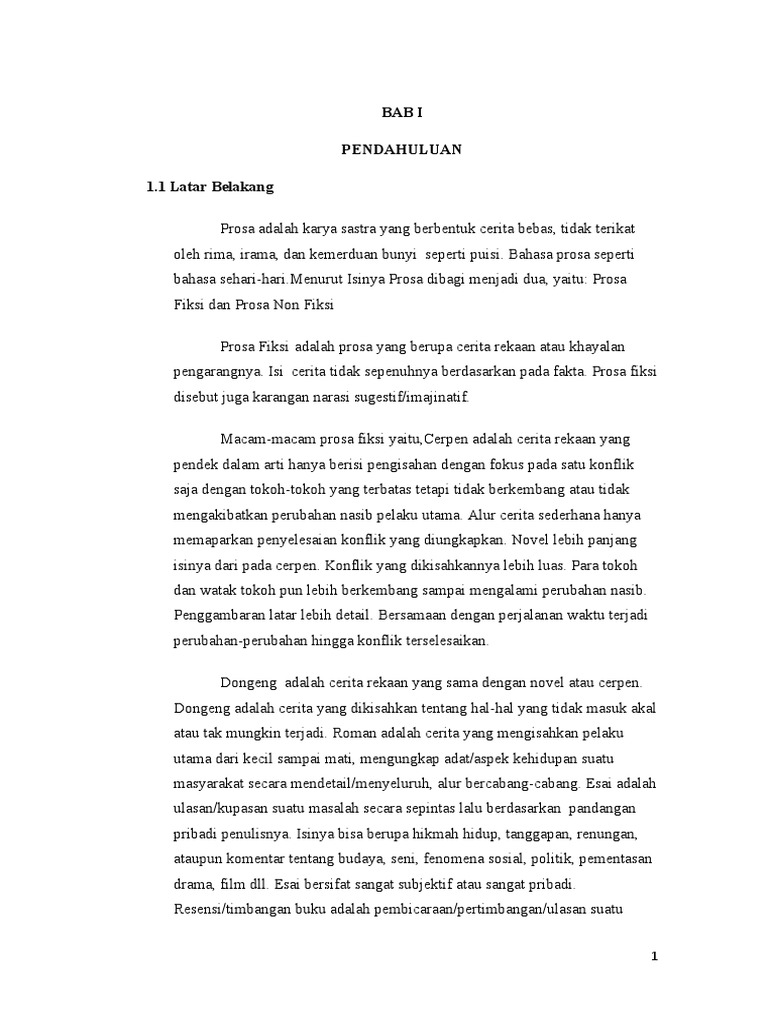 Prosa Fiksi Baru | PDF | Filsafat | Fiksi Umum