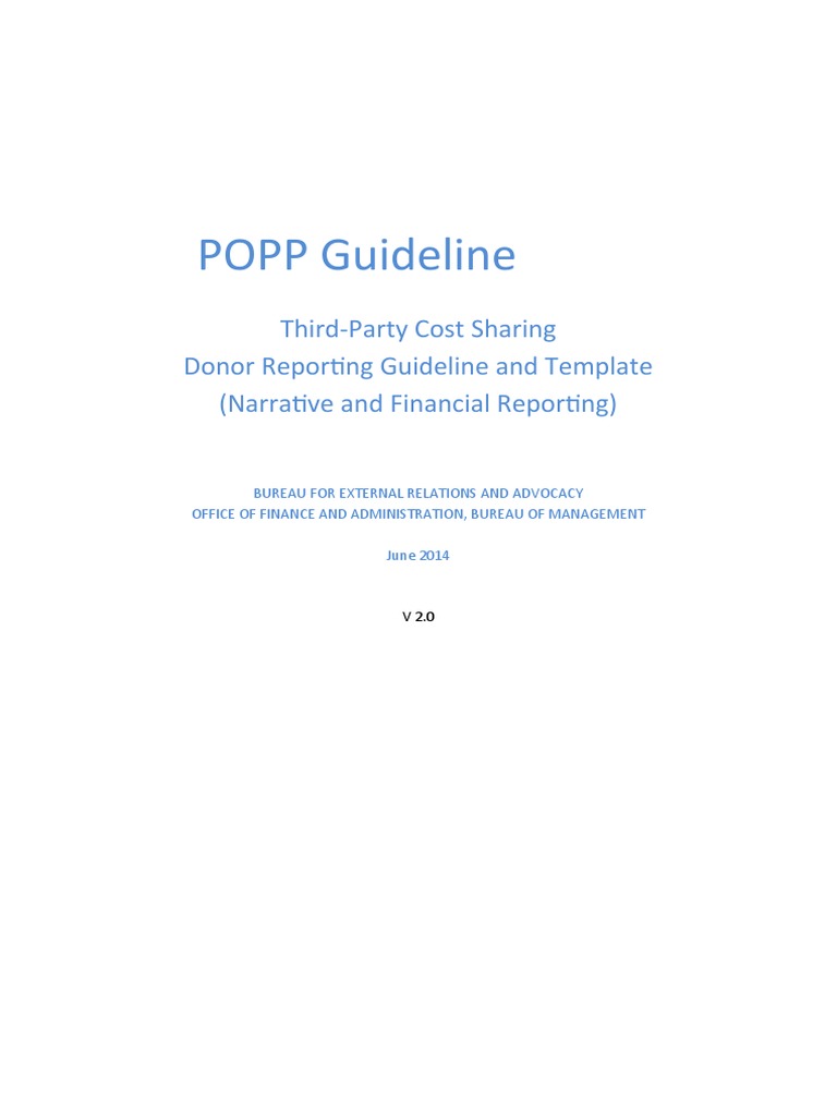 PPM - Programme and Project Management - Report - Donor Reporting ...