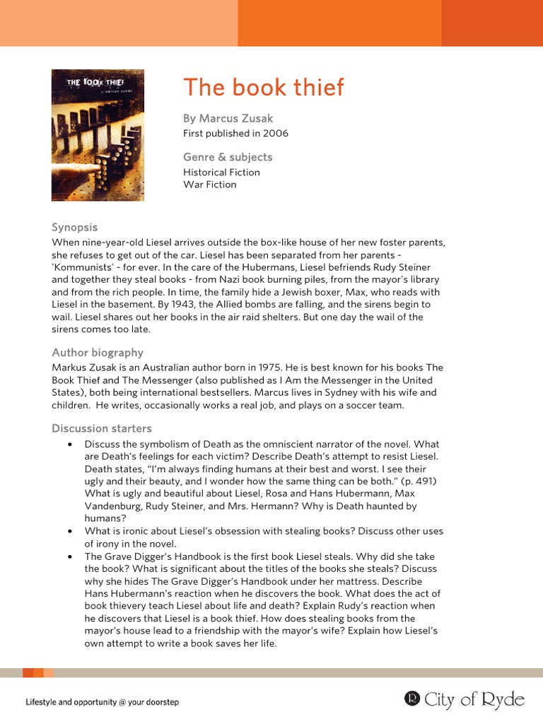 CBC The Book Thief | PDF | Books