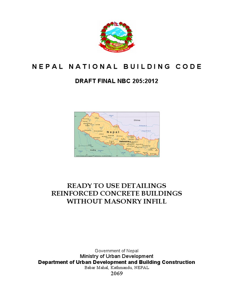 NBC 205:2012 Nepal Building Code Guide | PDF | Brick | Concrete
