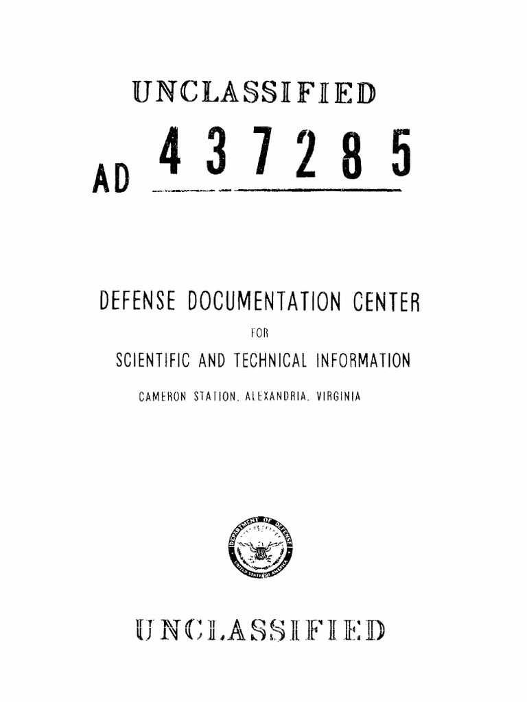 Unclassified: Defense Documentation Center | PDF | Distillation | Petroleum