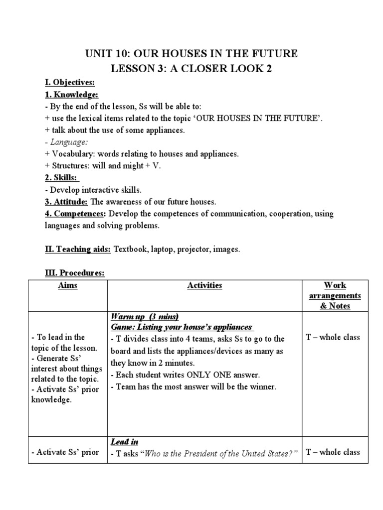 Future Homes: Grammar and Vocabulary | PDF | Verb | Communication