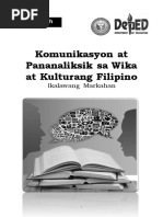 Kom Pan 11 - Q2 - Modyul 1 - Aralin 1 4 Komunikasyon - Q2 - Modyul DMNHS | PDF