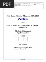 Gravity Test Method for Drainage Pipes | PDF | Technology & Engineering