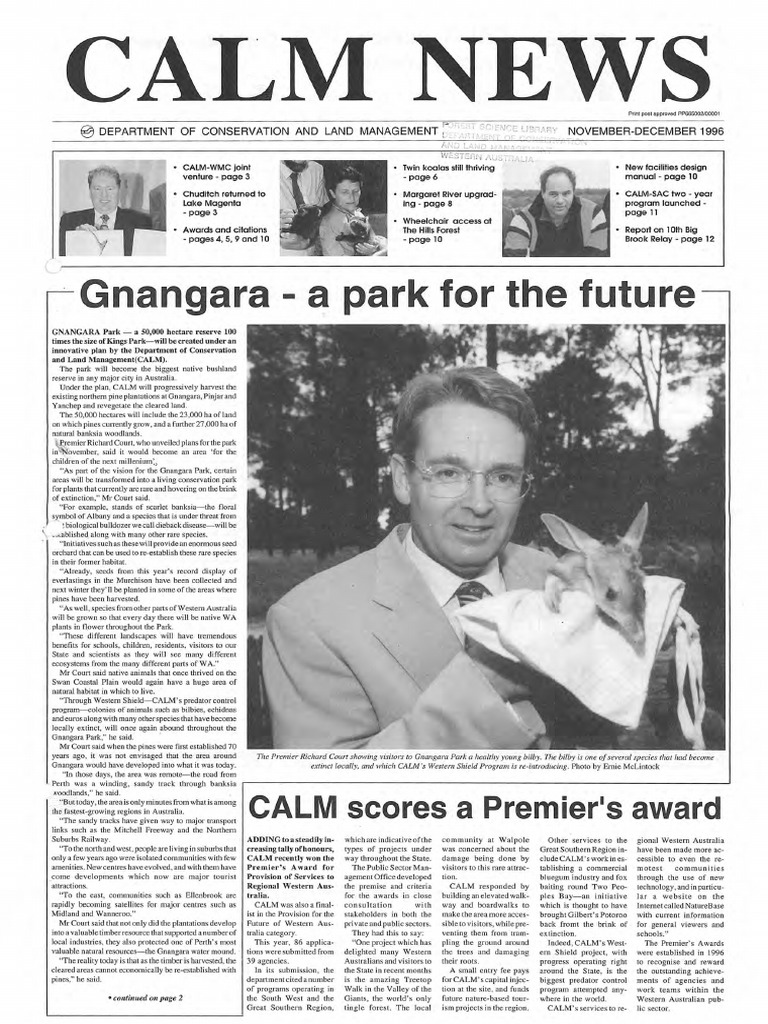 Gnangara Park 1 | PDF | Conservation | Nature