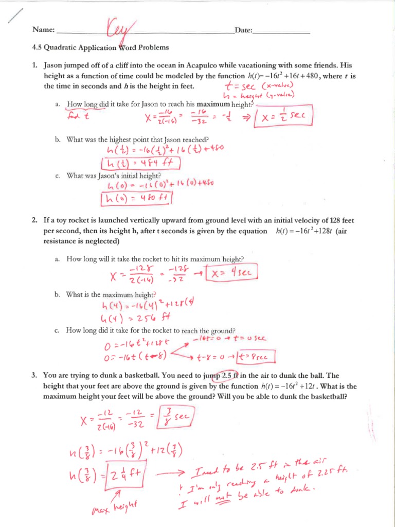 IMC Unit 4 Review - Answer Key | PDF