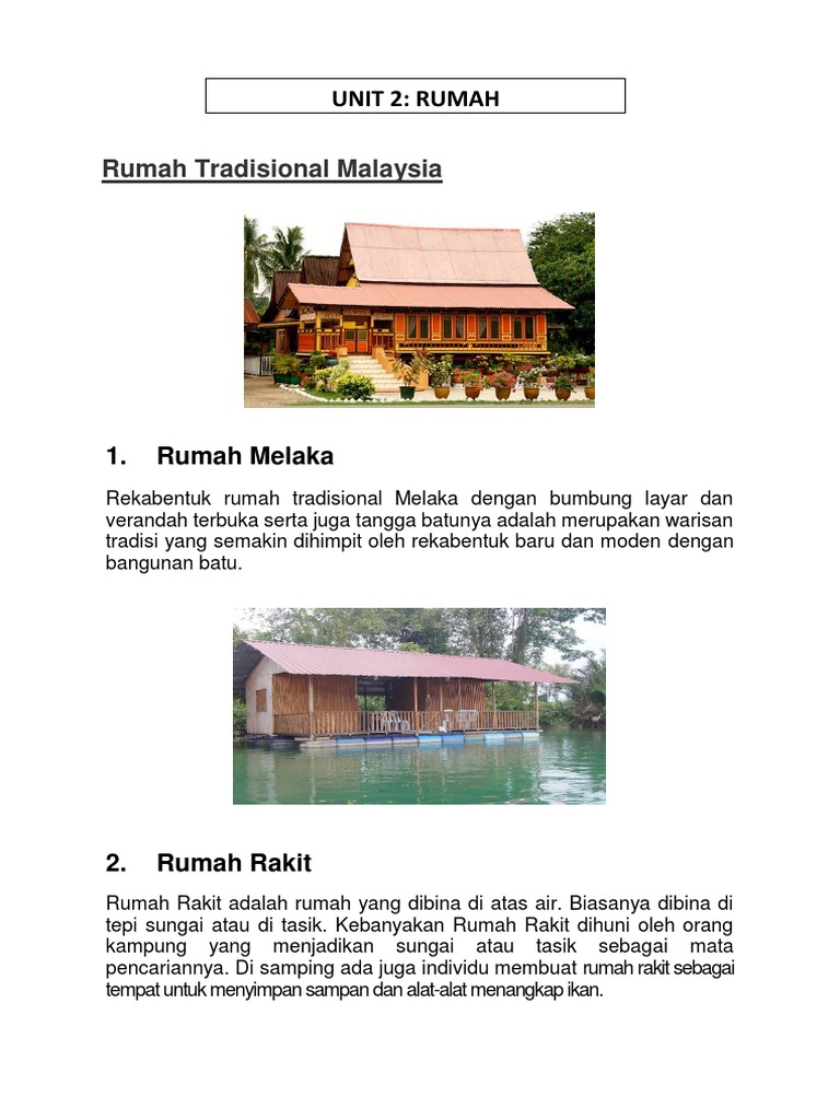 Reka Bentuk Rumah Rakit