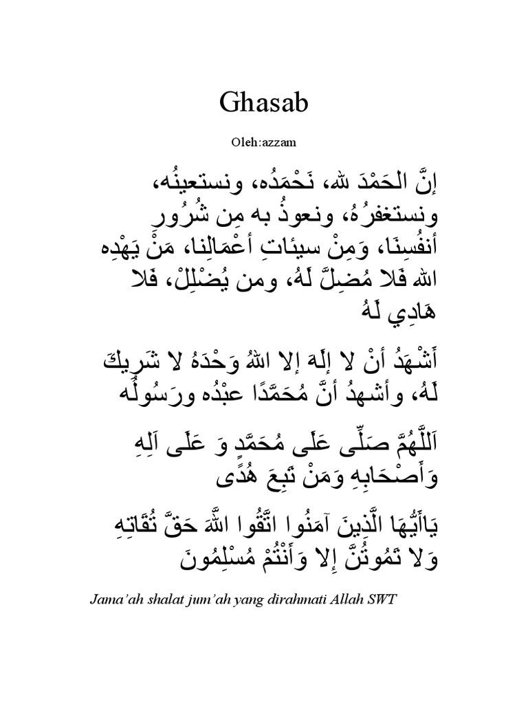 Ghasab | PDF