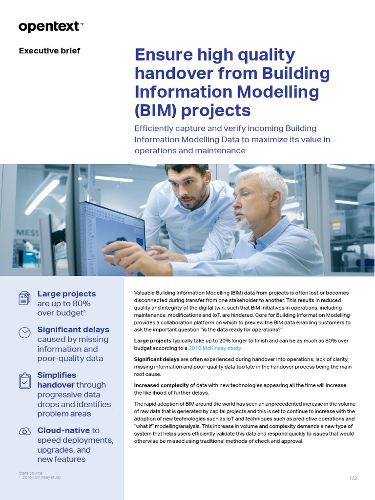 Opentext Eb Ensure High Quality Handover From Bim Projects en | PDF ...