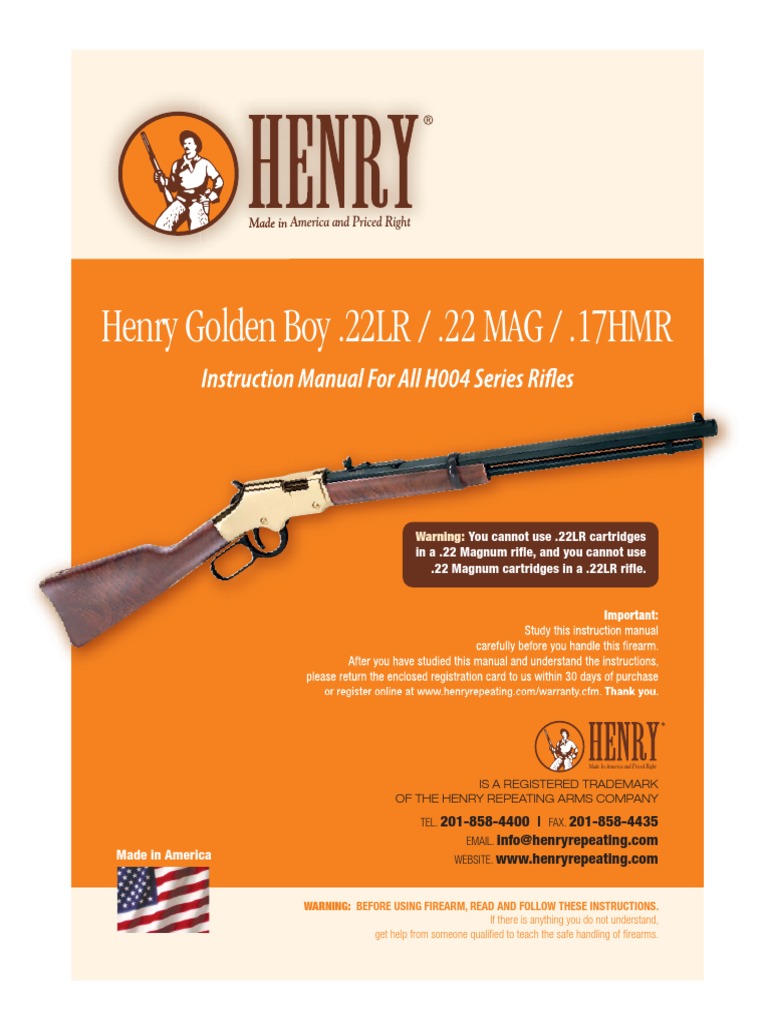 H004 Series Rifle Instruction Manual | PDF | Firearms | Cartridge ...