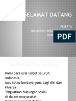 Lirik Mars Lansia: Masa Tua Bahagia | PDF