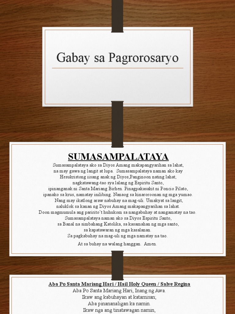 Gabay Sa Pagrorosaryo | PDF