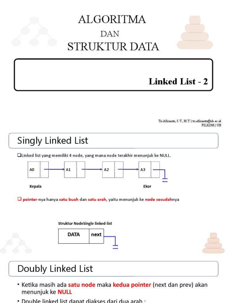 04 Linked List - Operasi LinkedList | PDF
