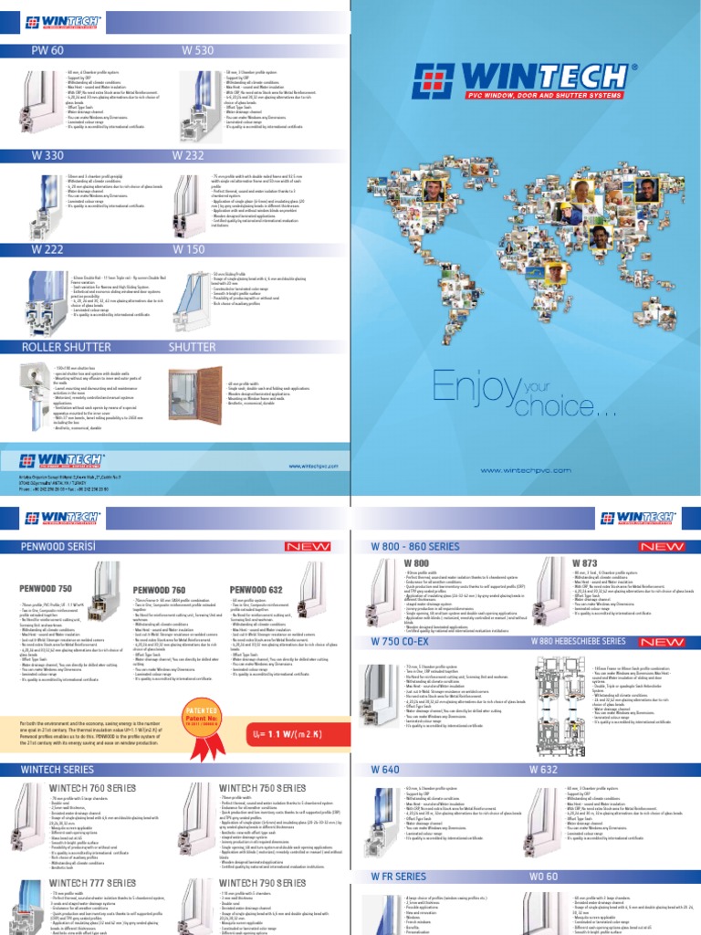 Wintech Föy | PDF | Window | Glasses