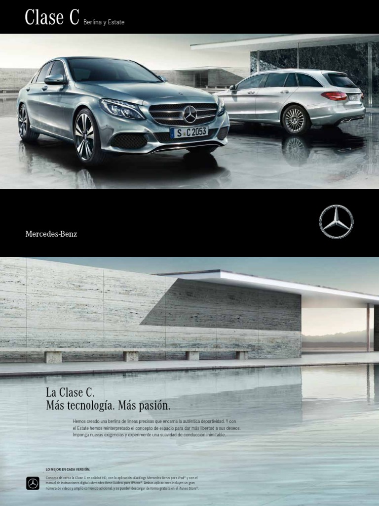 Catalogo Clase C Berlina Estate | PDF | Vehículo híbrido | Motor diesel