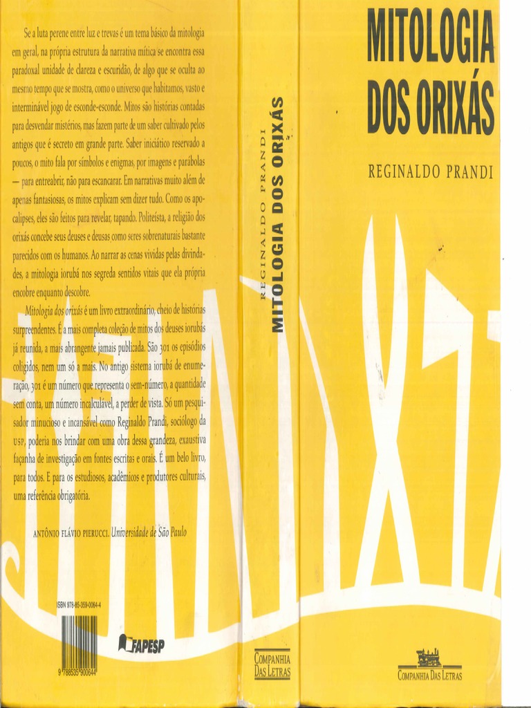 Prandi, Reginaldo - A Mitologia Dos Orixas PDF | PDF