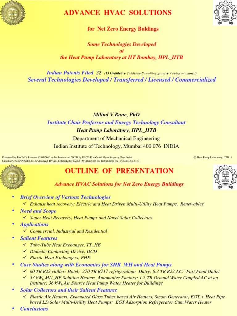 01 Advanced HVAC Solutions | PDF | Heat Pump | Water Heating