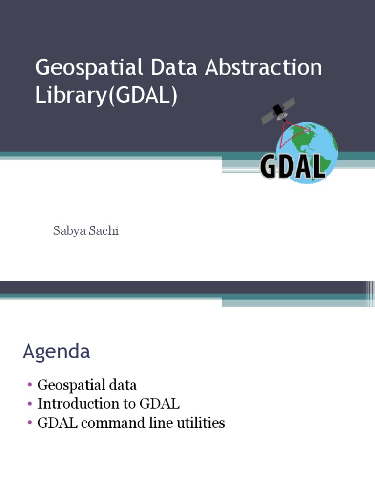 Geospatial Data Abstraction Library (GDAL) - Utilities | PDF | Geographic Information System ...
