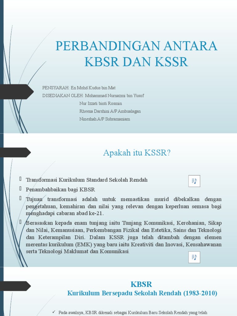 Perbandingan Antara KBSR Dan KSSR | PDF