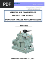 Instruction Manual For Tanabe Main Air Compressor | PDF | Valve | Concrete