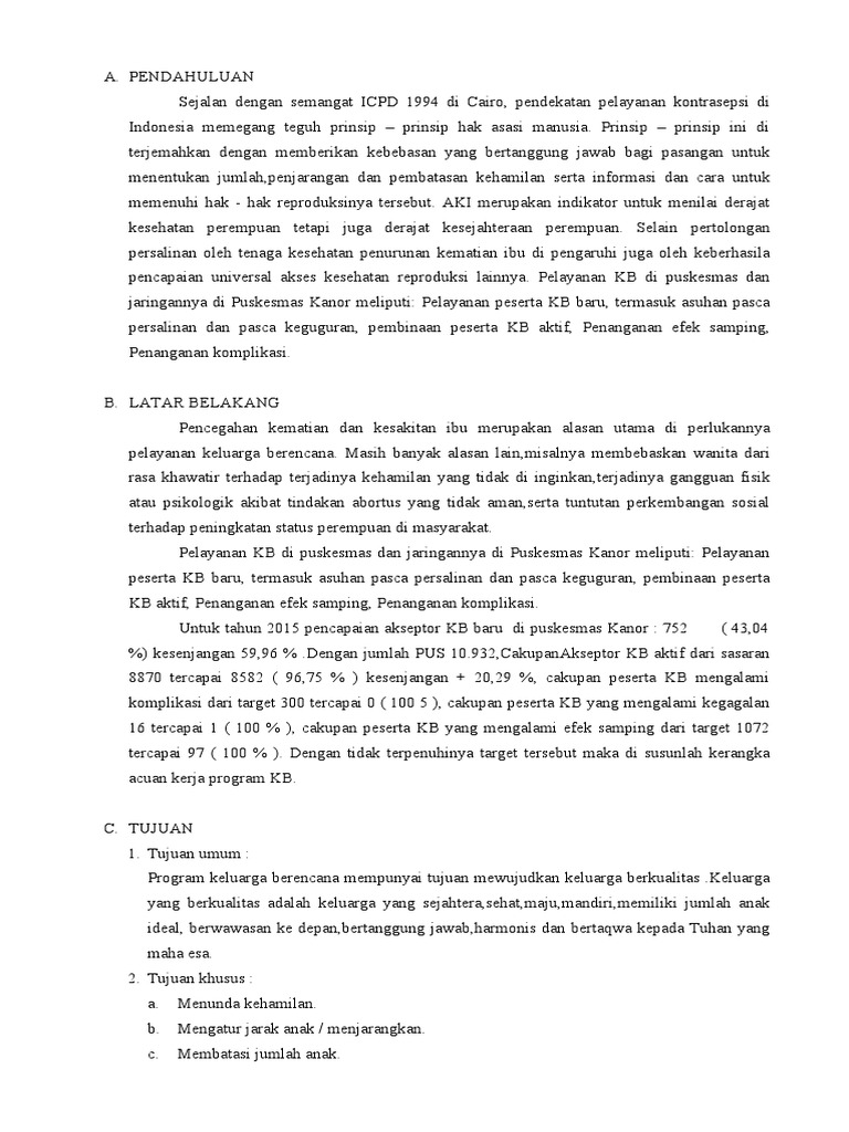 Kak KB | PDF | Pengembangan Diri | Kesehatan Holistik