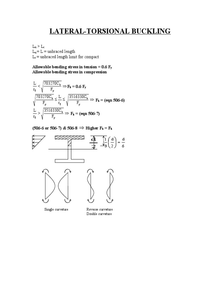 7 Lateral Torsional Buckling | PDF | Economic Sectors | Materials