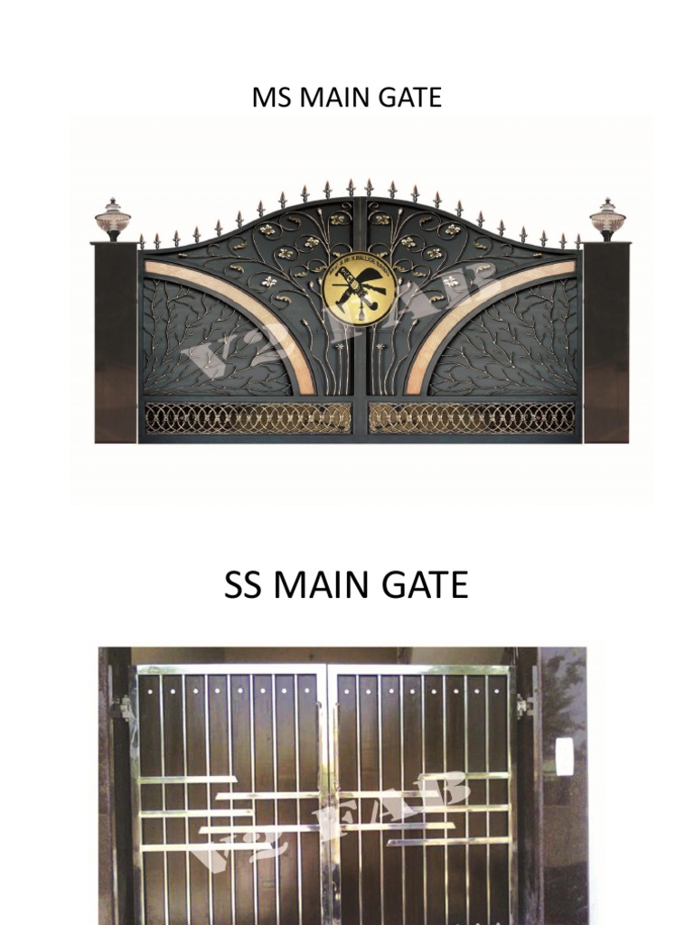 Metal Gate Design Models | PDF