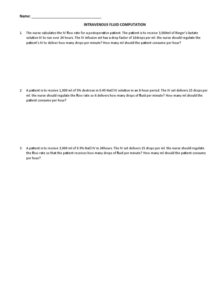 IVF Computation Activityn | PDF