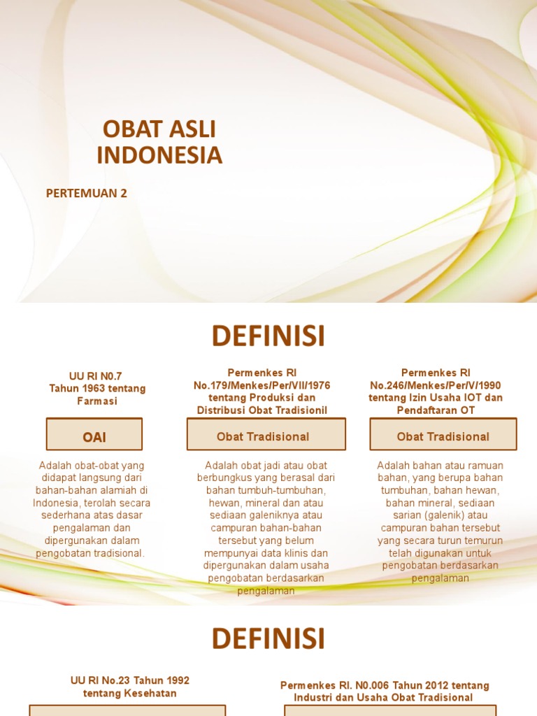 Obat Asli Indonesia | PDF