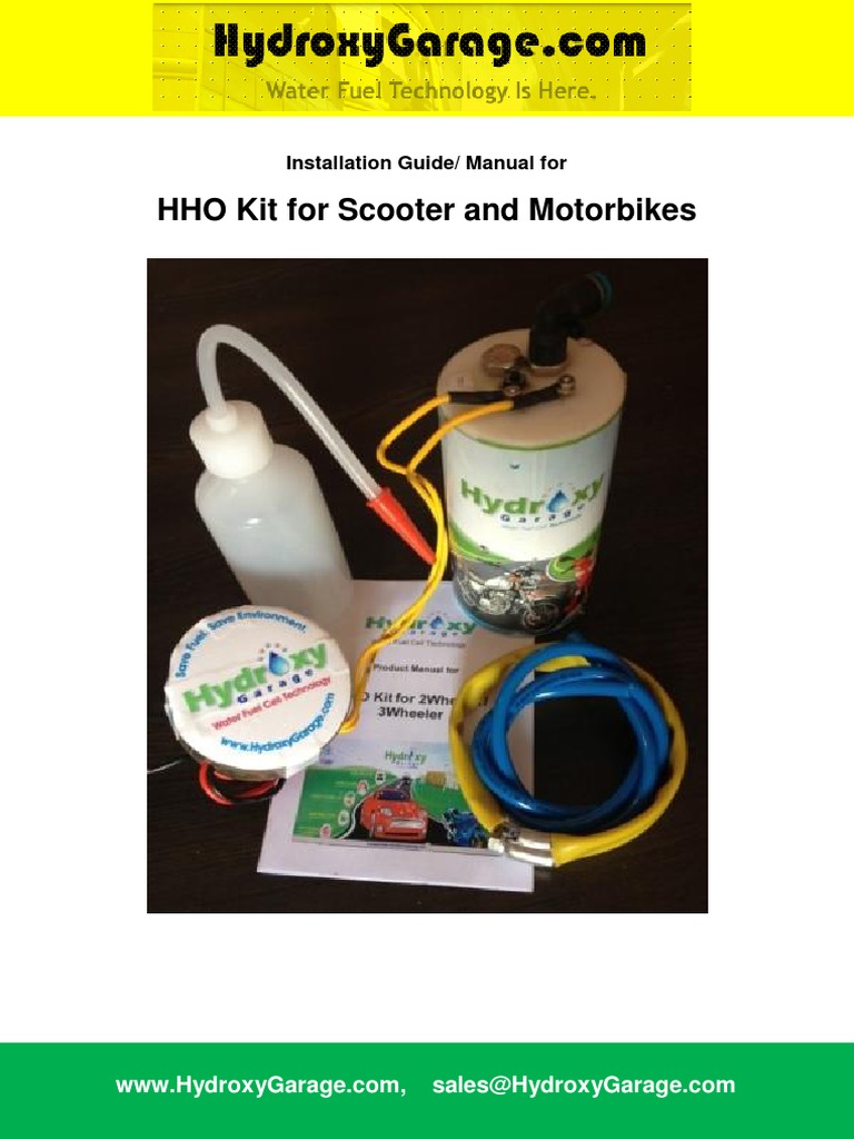 HHO Kit Installation Manual For 2 Wheeler | PDF | Carburetor | Fuel ...