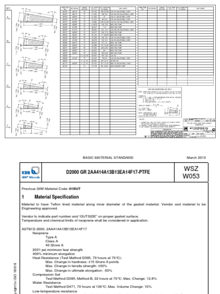 2638D - Snap Ring Gasket Composite | PDF | Mechanical Engineering ...