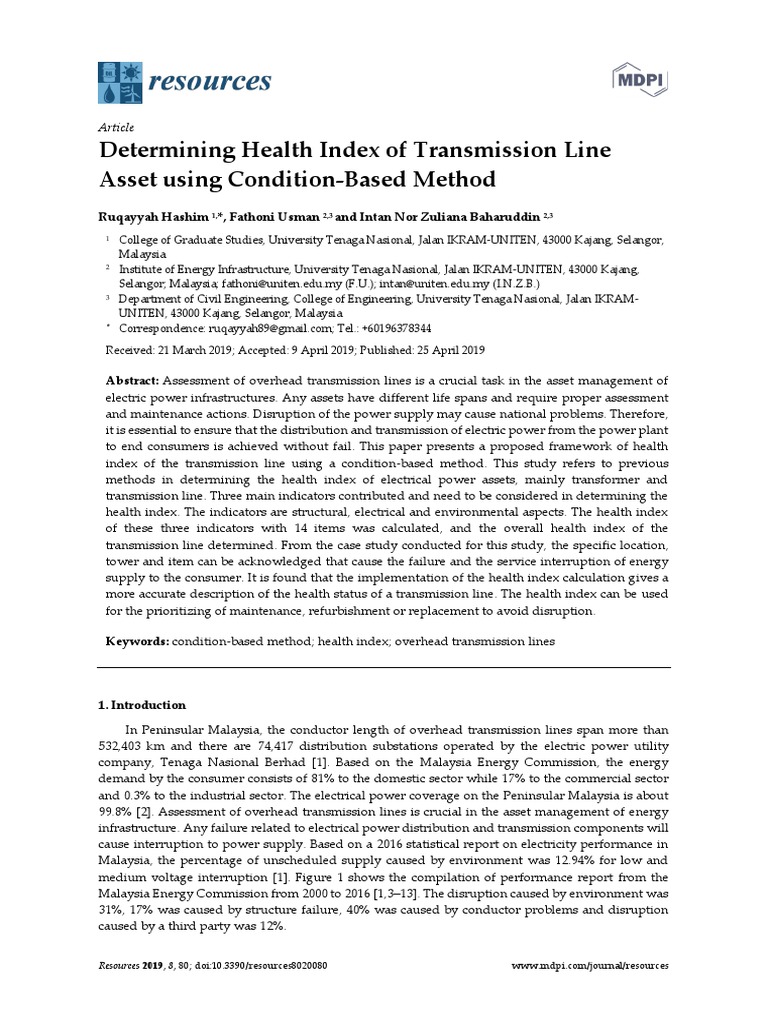 Health Index Calculation For Transformer | PDF | Electric Power ...