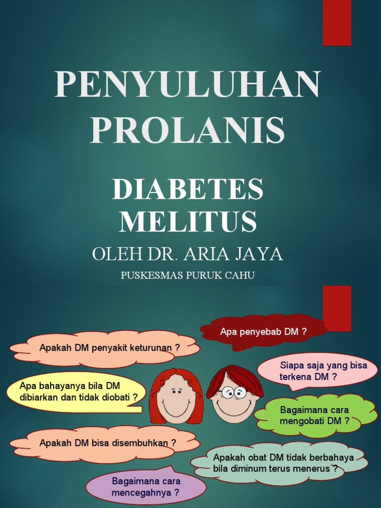 Penyuluhan DM Prolanis | PDF