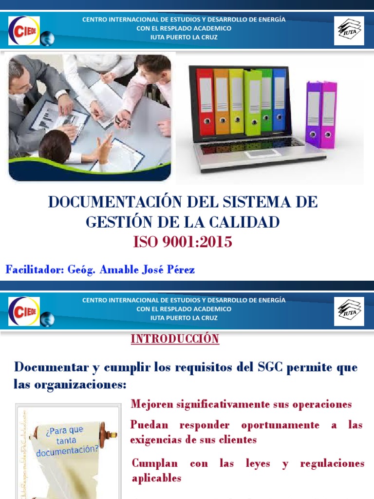 Documentación del SGC ISO 9001:2015 | PDF | Gestión de la calidad ...
