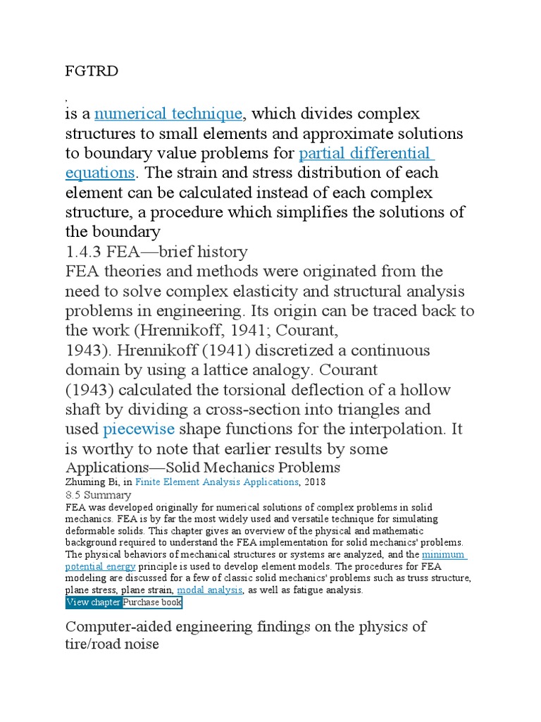 Numerical Technique Partial Differential Equations: FGTRD | PDF ...