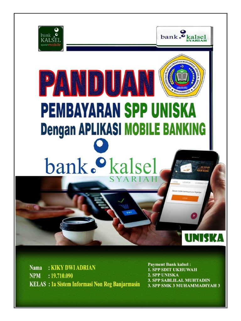 Panduan Mobile Banking Bank Kalsel | PDF | Pengelolaan Keuangan & Uang