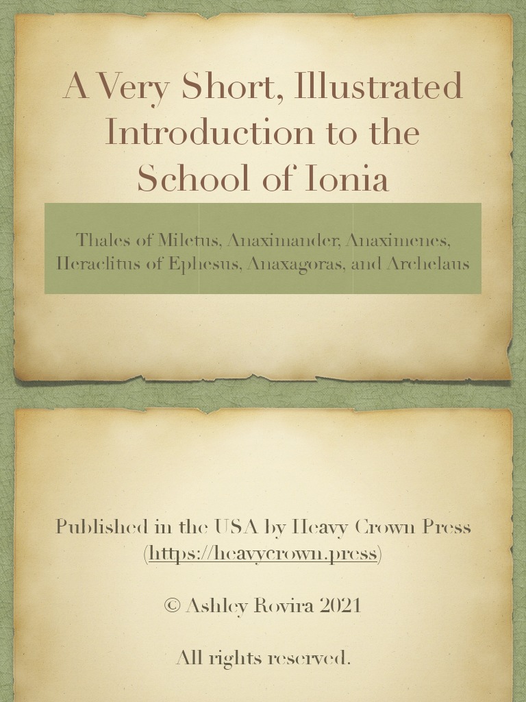 Heavy Crown Philo: A Very Short, Illustrated Introduction To The School ...