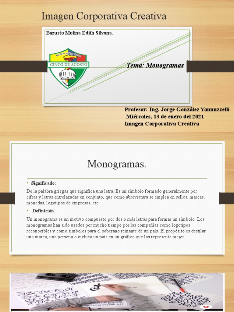 Monogramas | PDF | Los símbolos | Marca