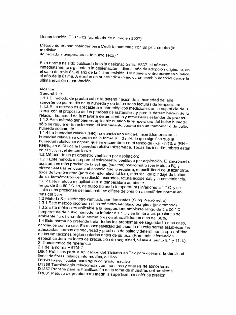 Astm E337-15 | PDF