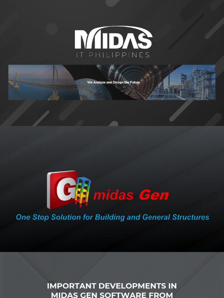 Midas Gen Software Updates for Engineers | PDF | Plasticity (Physics ...