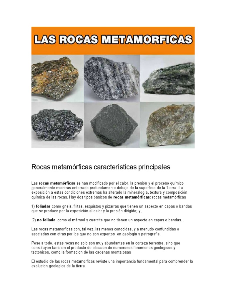 Rocas De Textura Foliada