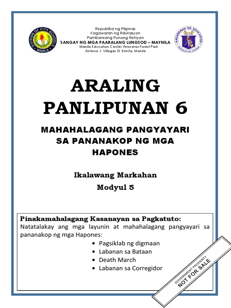 AP 6 - Q2 - Mod5 | PDF