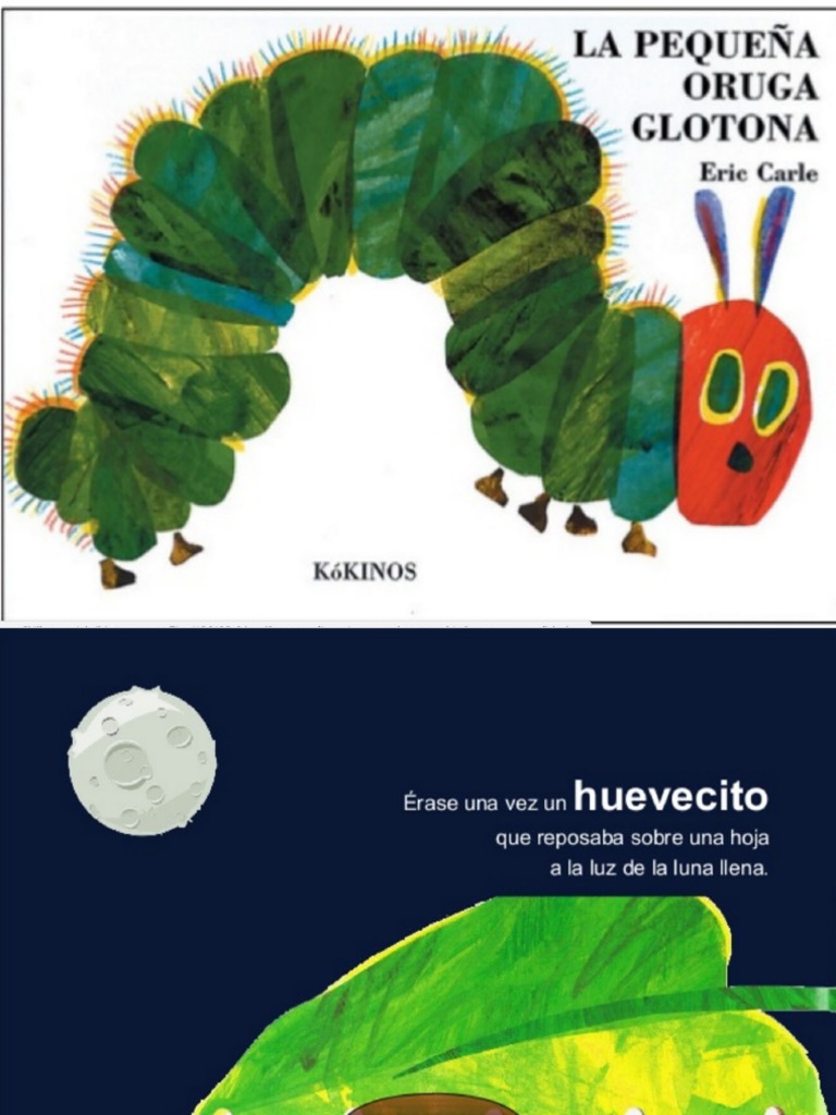 La Oruga Muy Hambrienta Cuento | PDF | Poesía