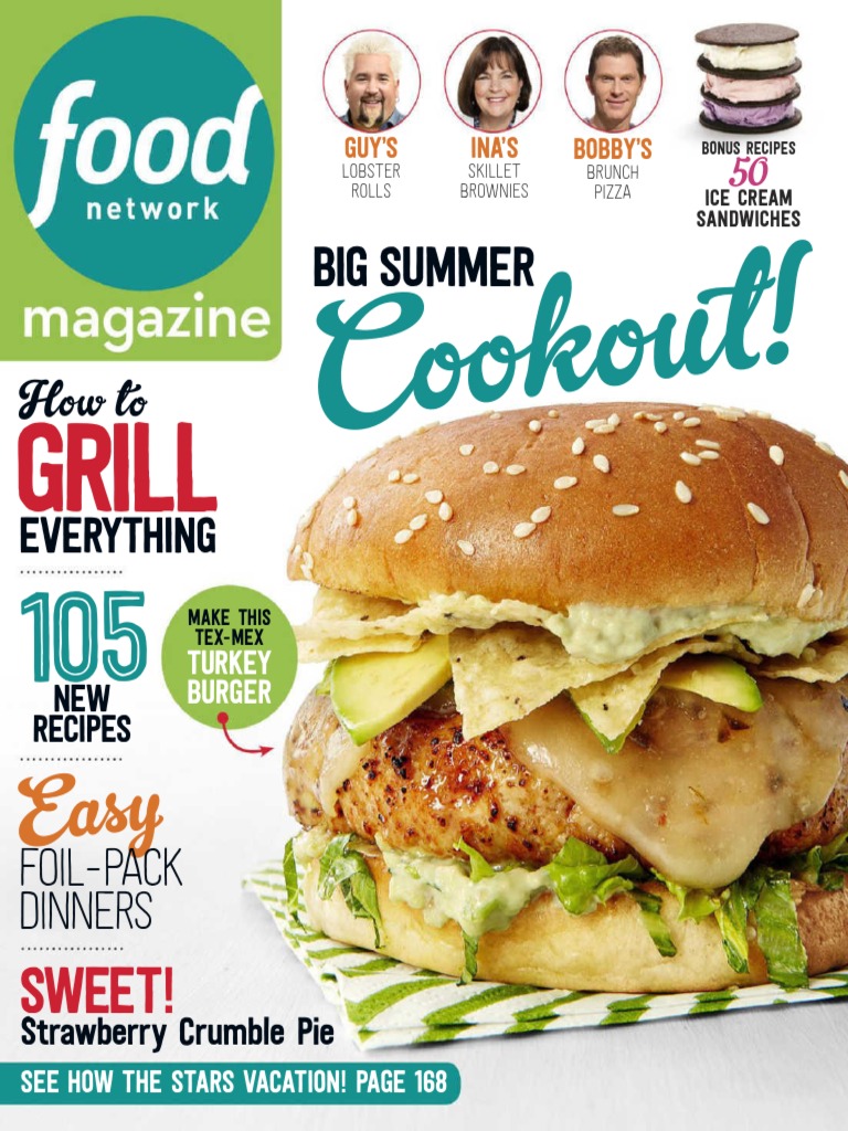 Food Network Magazine | PDF | Hamburgers | Sausage
