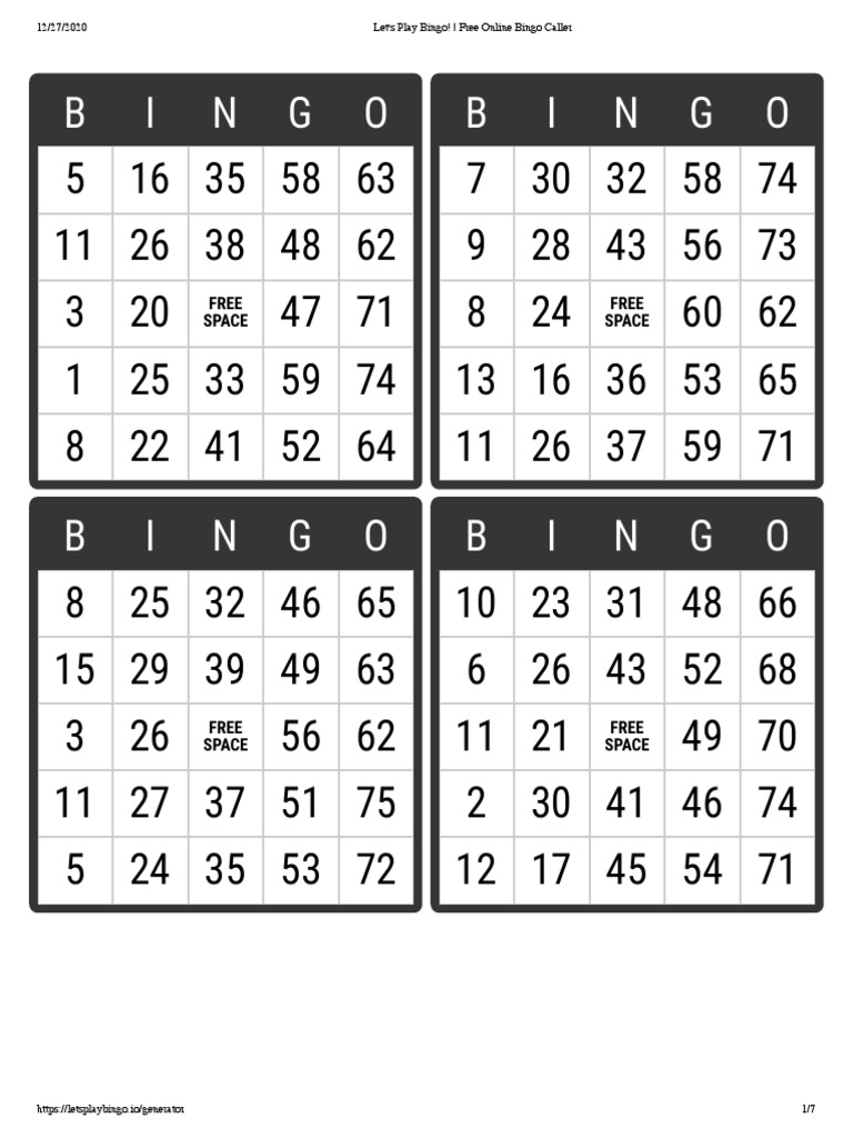 B I N G O B I N G O: Free Space Free Space | PDF | Leisure | Gambling Games