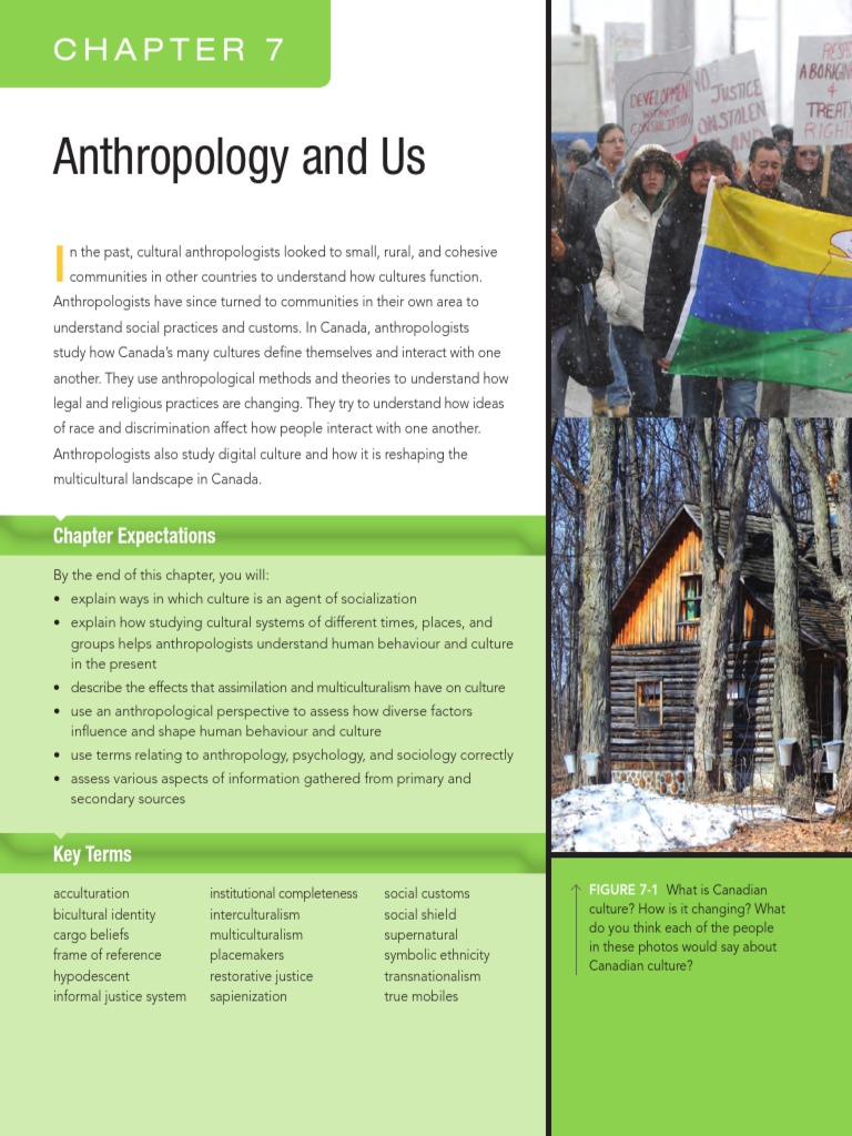 HSP3U Textbook Chapter 7 | PDF | Socialization | Anthropology