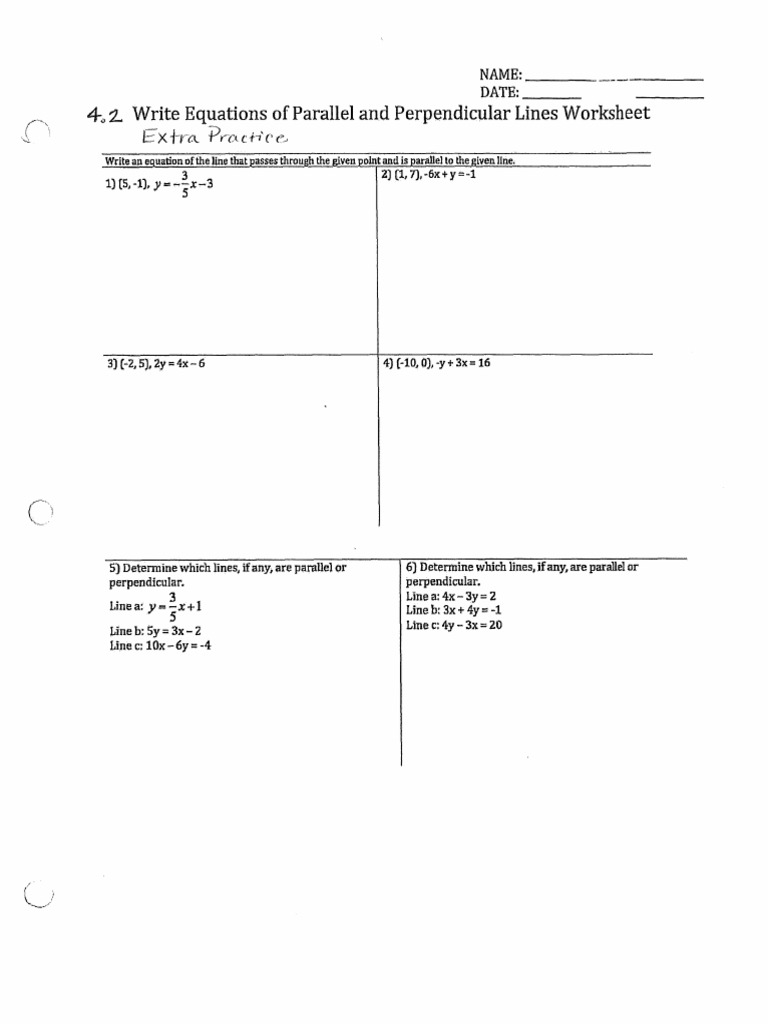 Lesson 4.2 Extra Practice | PDF