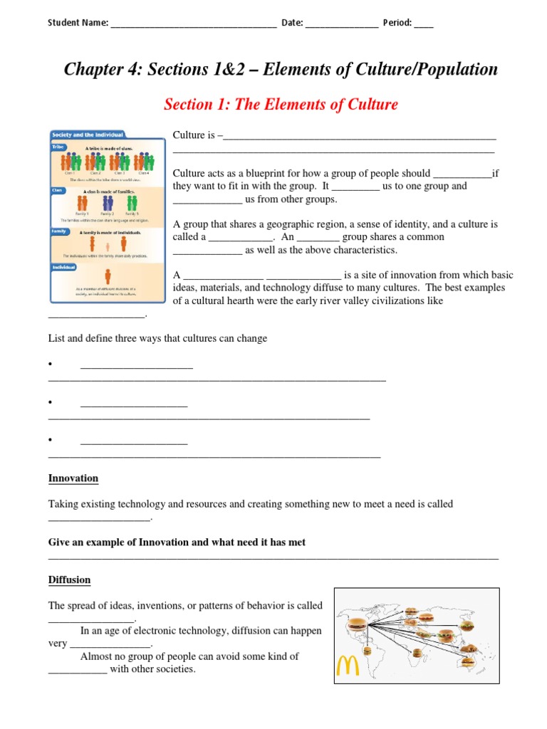 Elements of Culture and Population Dynamics | PDF | Human Migration ...