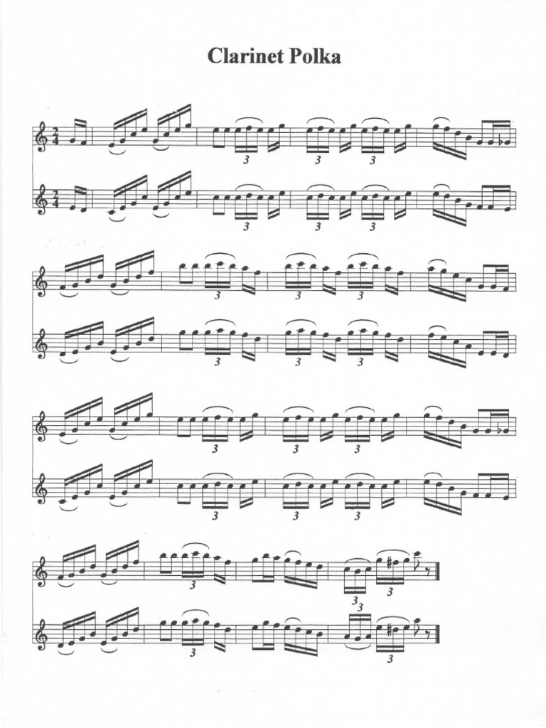 Clarinet Polka | PDF